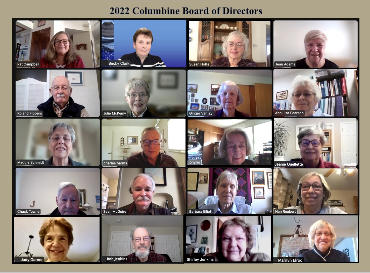 Columbine Board 2022 – Columbine Genealogy
